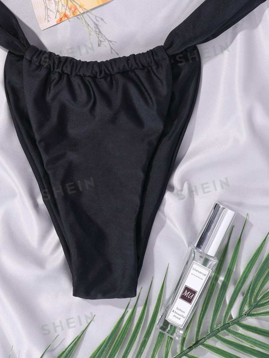 SHEIN Swim High Cut Bikini Thong | SHEIN UK