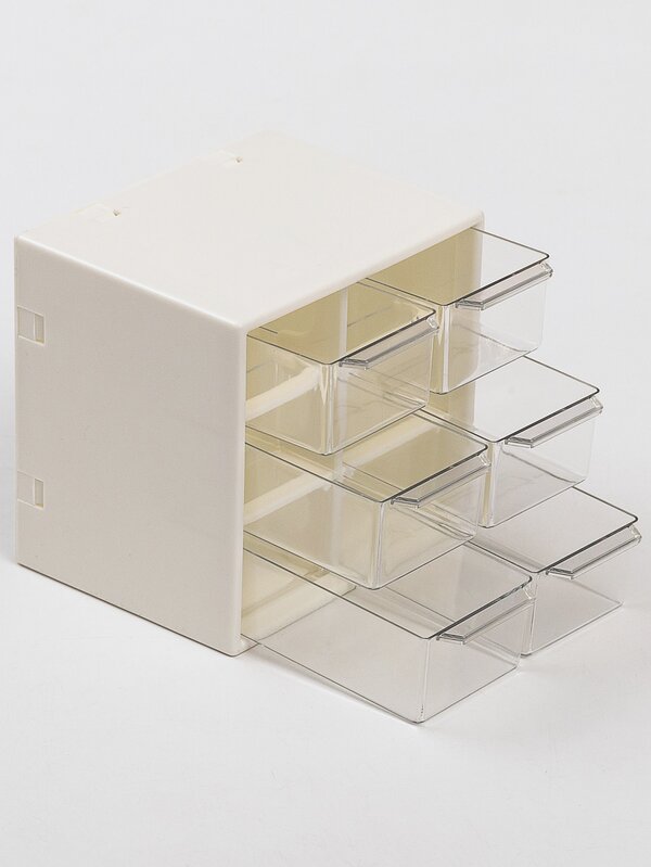 1pc 3-Layer Desktop Storage Box, Nordic Drawer Storage Box For ...