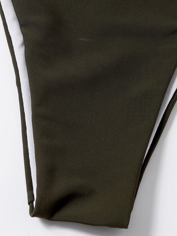 Chain Linked Halter Bikini Swimsuit | SHEIN USA