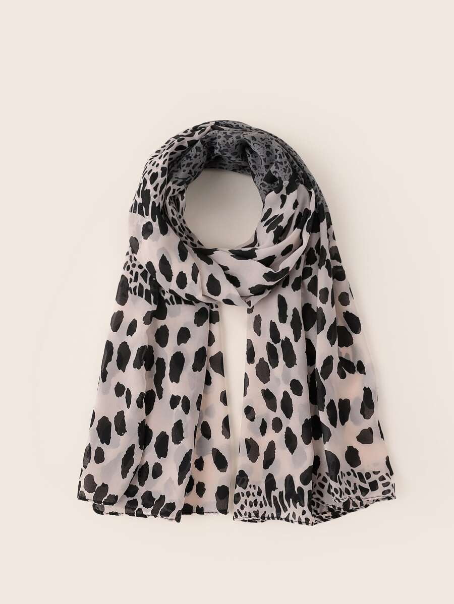 Boho 1pc Allover Graphic Scarf Ideal For Going Out & Dressing Up Your ...