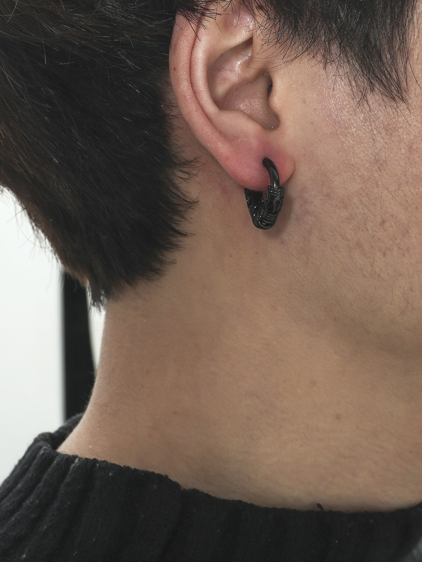 1 pieza pendiente de hombres de acero inoxidable