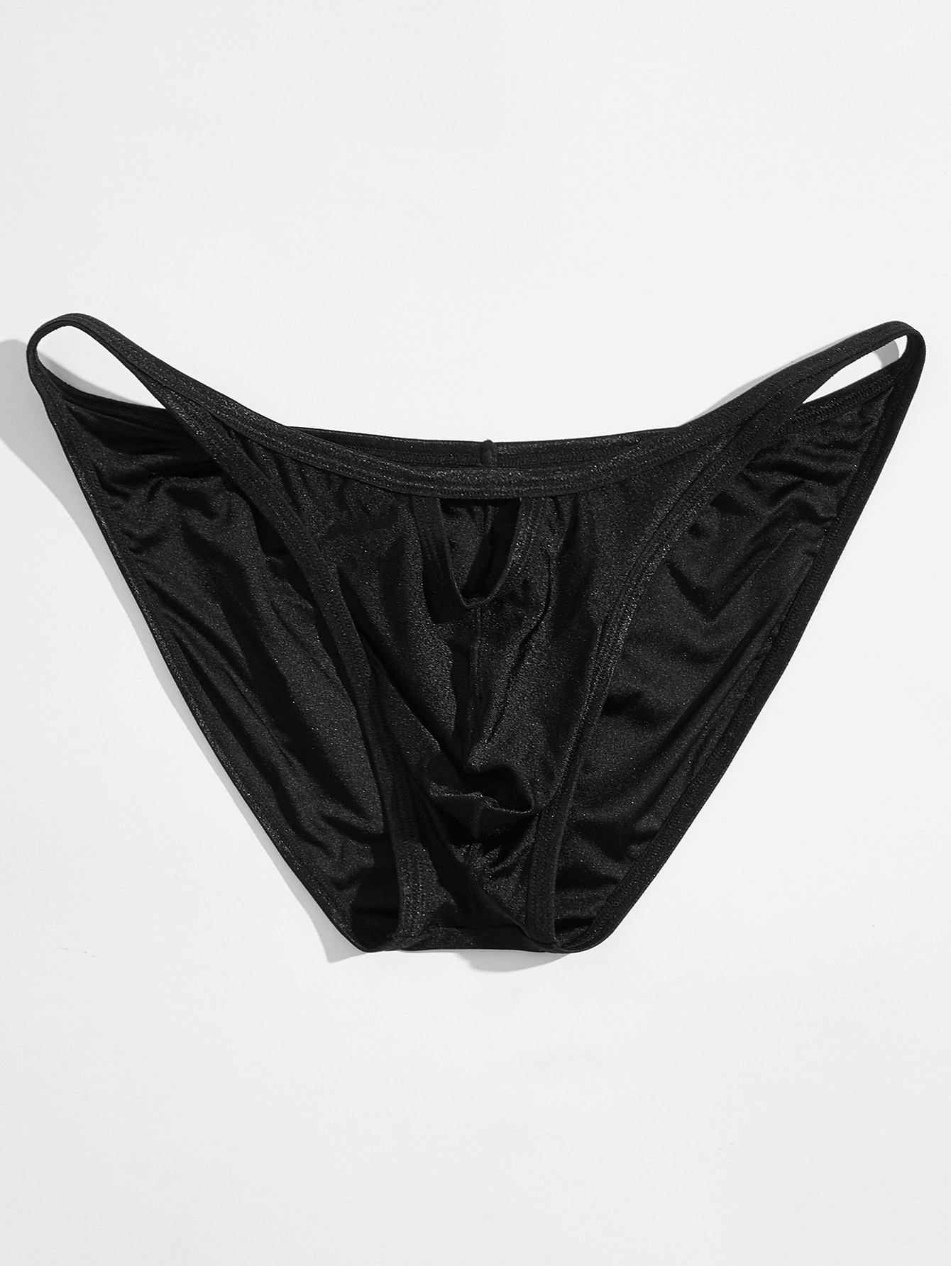 Men Letter Graphic Cut Out Brief