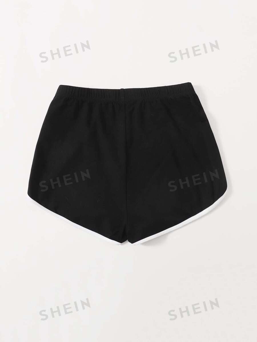 SHEIN EZwear Contrast Binding Track Shorts | SHEIN USA