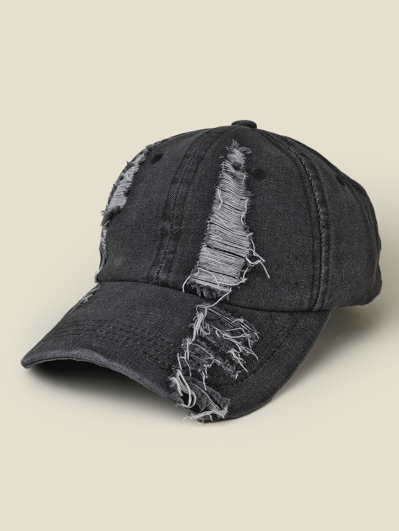 Ripped Hem Baseball Cap