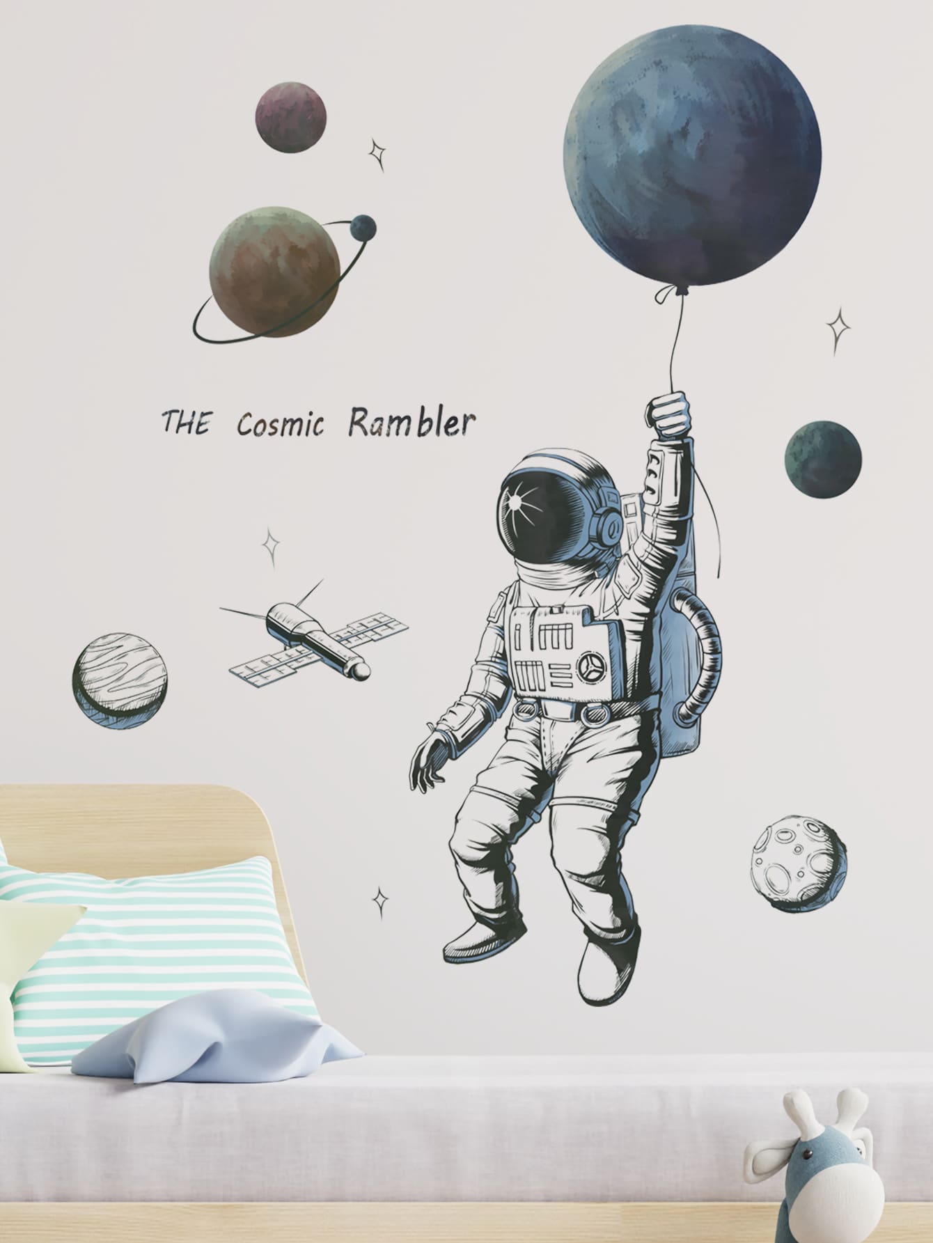 Astronaut Print Wall Sticker