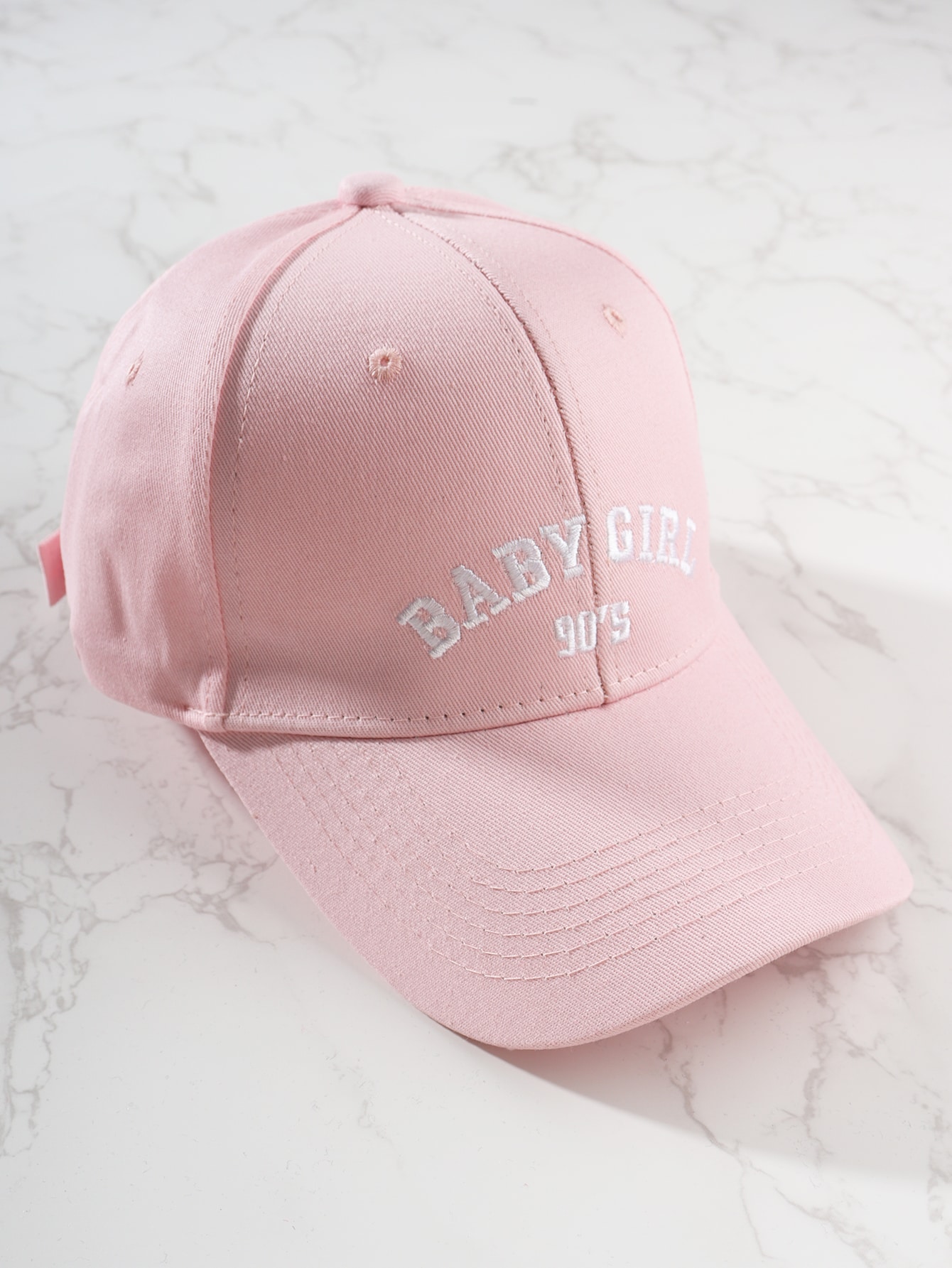 Letter Embroidered Baseball Cap