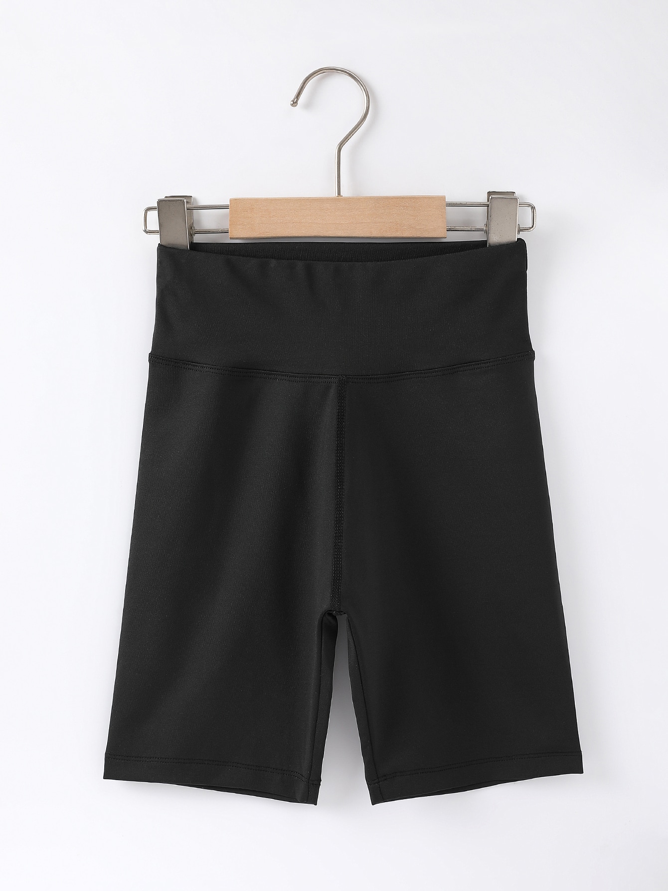 Girls Solid Wideband Waist Cycling Shorts | SHEIN UK