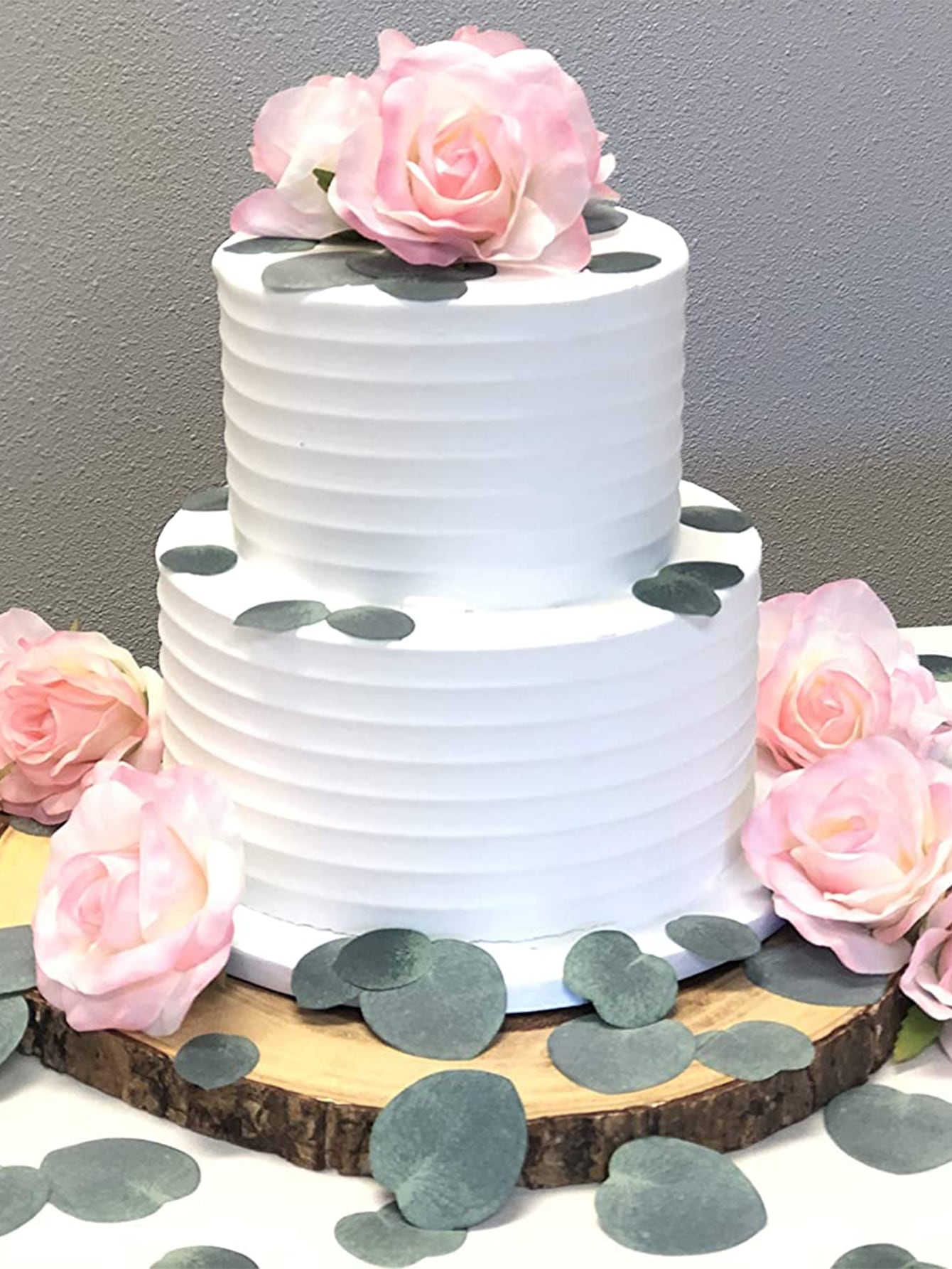 50pcs Leaf Shaped Cake Topper