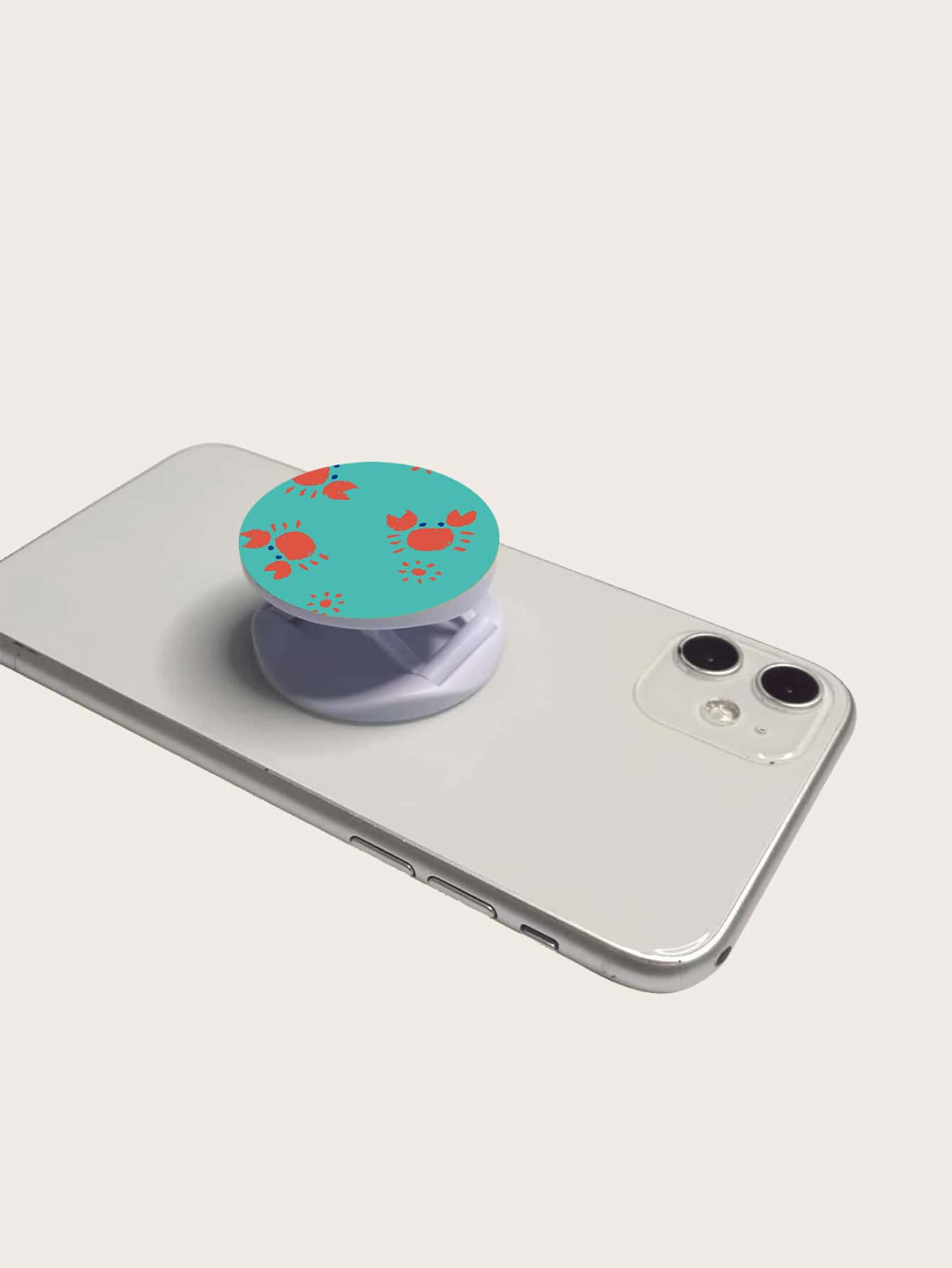 Crab Pattern Pop-Out Phone Grip | SHEIN USA