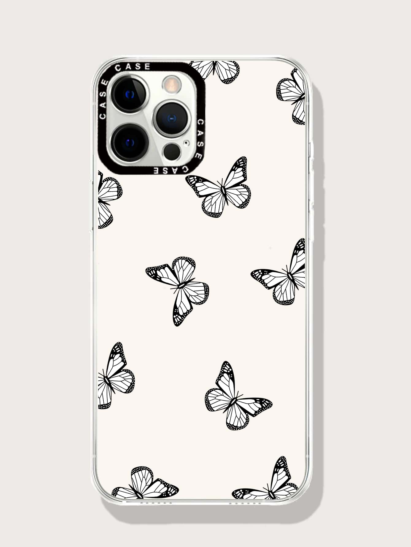 Butterfly Print Phone Case