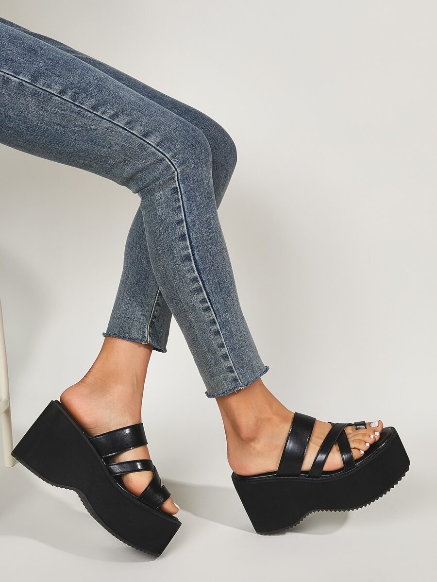 Toe Ring Wedge Sandals | SHEIN USA