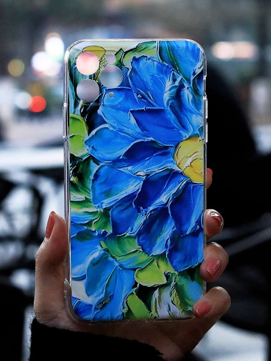 Flower Pattern Phone Case | SHEIN USA