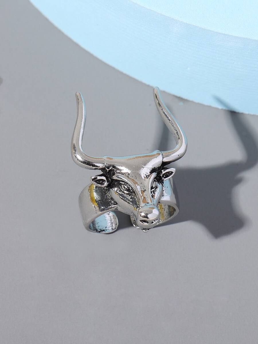 Animal Head Decor Ring | SHEIN USA