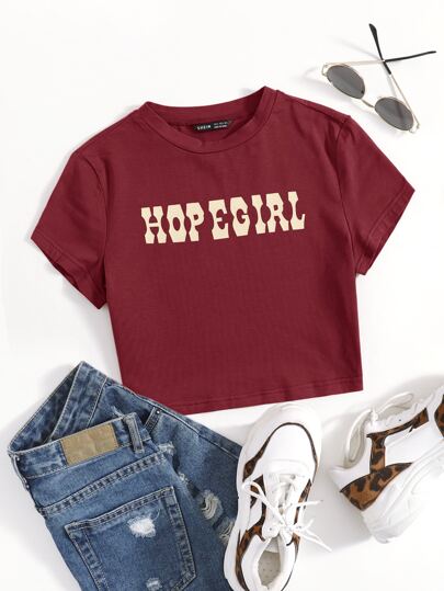 Graphic & Logo Tees | Slogan Tees | SHEIN USA