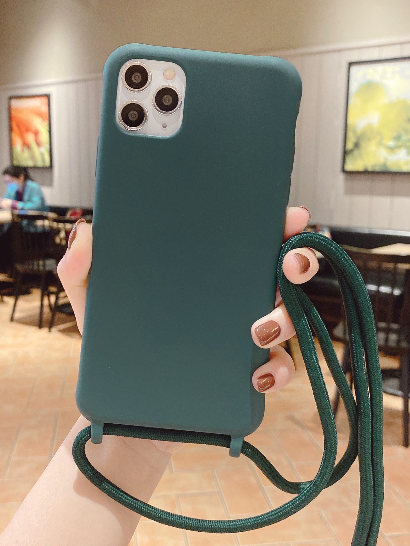 Plain Phone Case With Lanyard