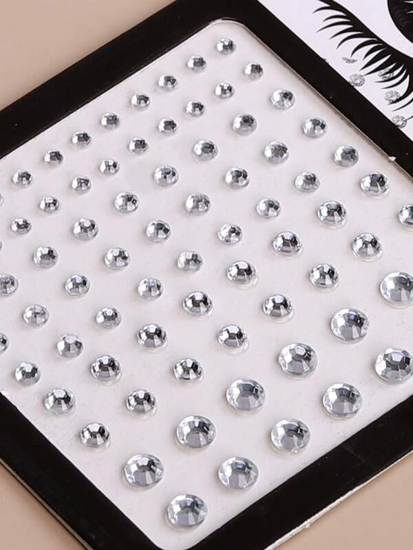 1sheet Rhinestone Eye Tattoo Sticker | SHEIN USA