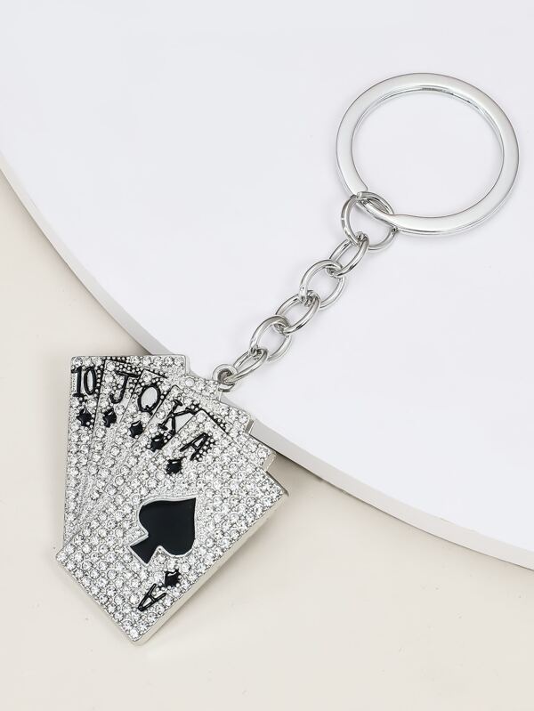 Playing Card Design Keychain | SHEIN UK