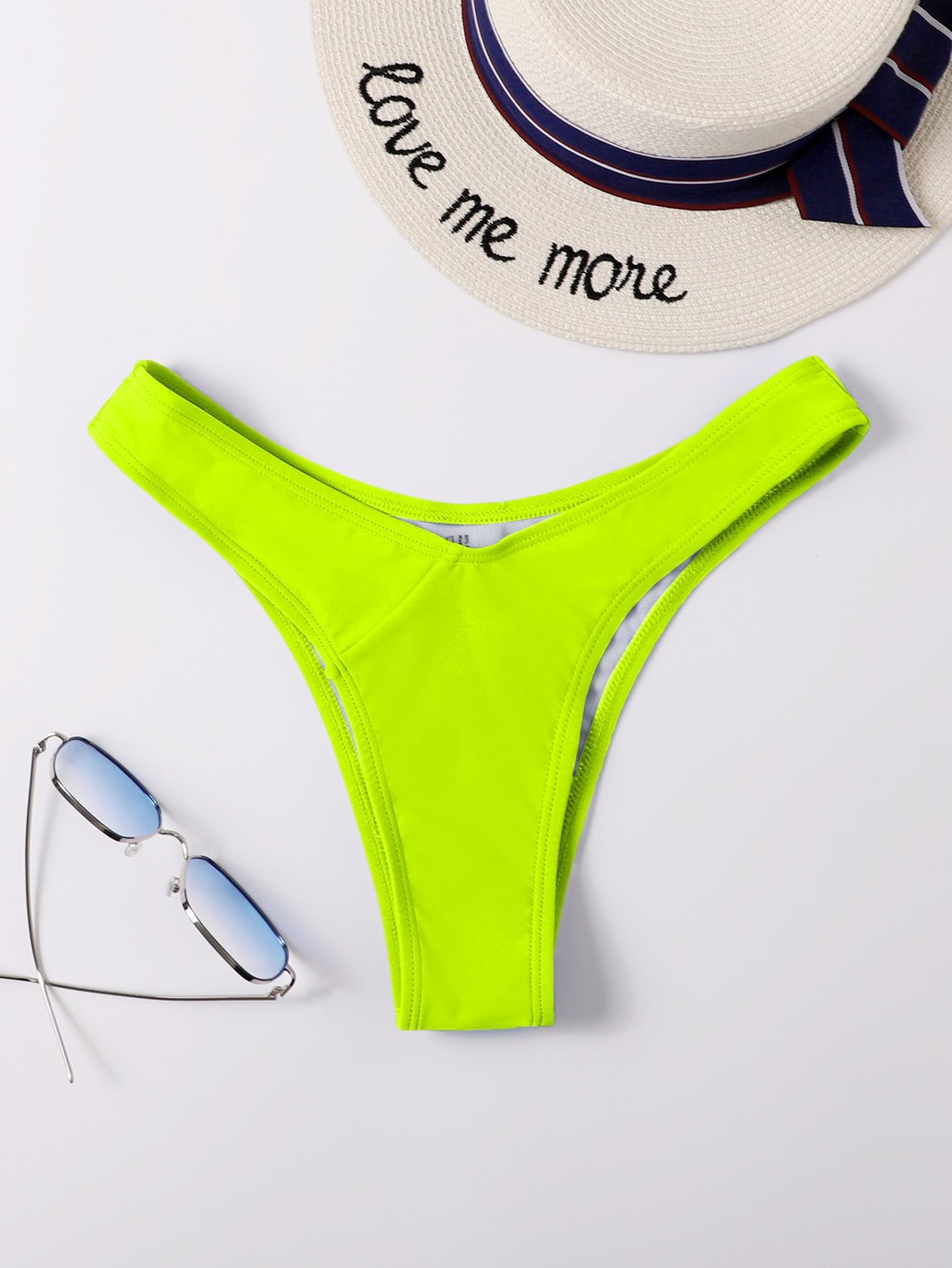Neon Lime High Cut Bikini Panty For Sale Australia New Collection