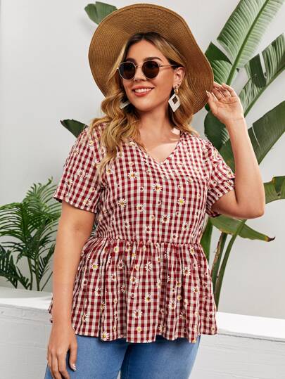 Plus Size Tops, Shop Curve Tops | SHEIN UK