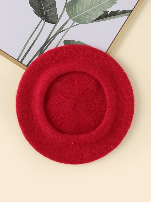 Boina unicolor minimalista | Moda de Mujer | SHEIN México