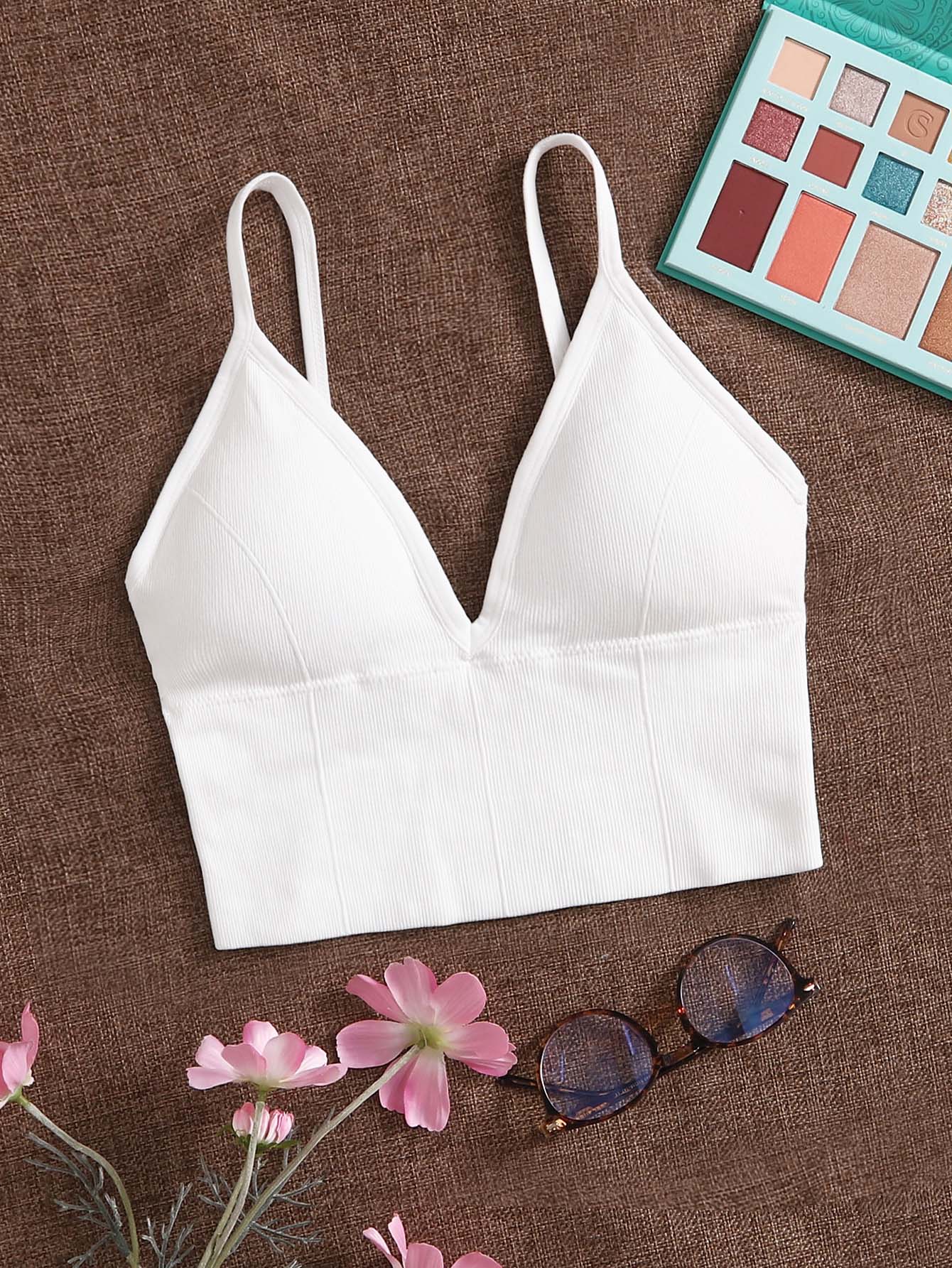 Rib Longline Bralette | SHEIN USA