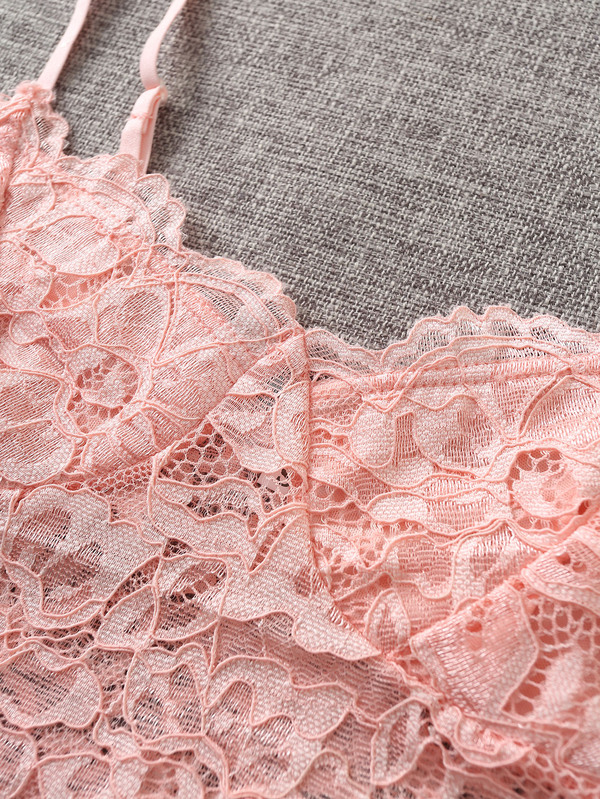Scallop Trim Lace Cami Top | SHEIN USA