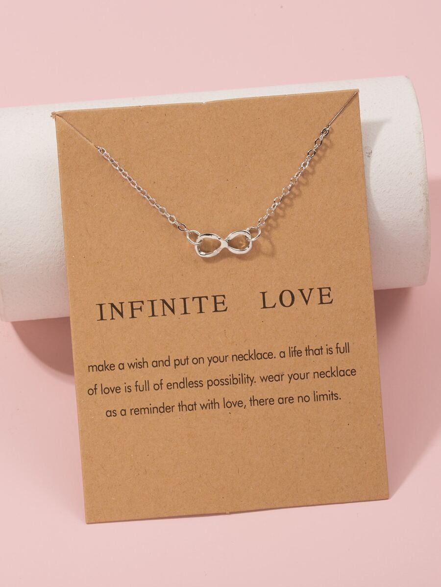 Infinity Charm Necklace for Sale Australia| New Collection Online ...