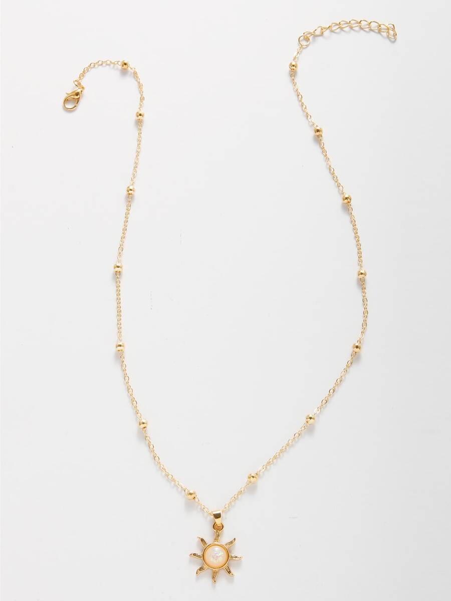 Colar Sun Charm | SHEIN Brasil