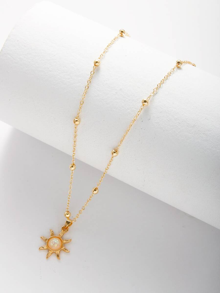 Colar Sun Charm | SHEIN Brasil