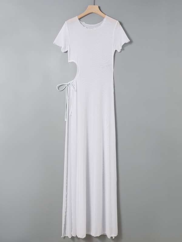 Drawstring Split Side Cover Up | SHEIN USA