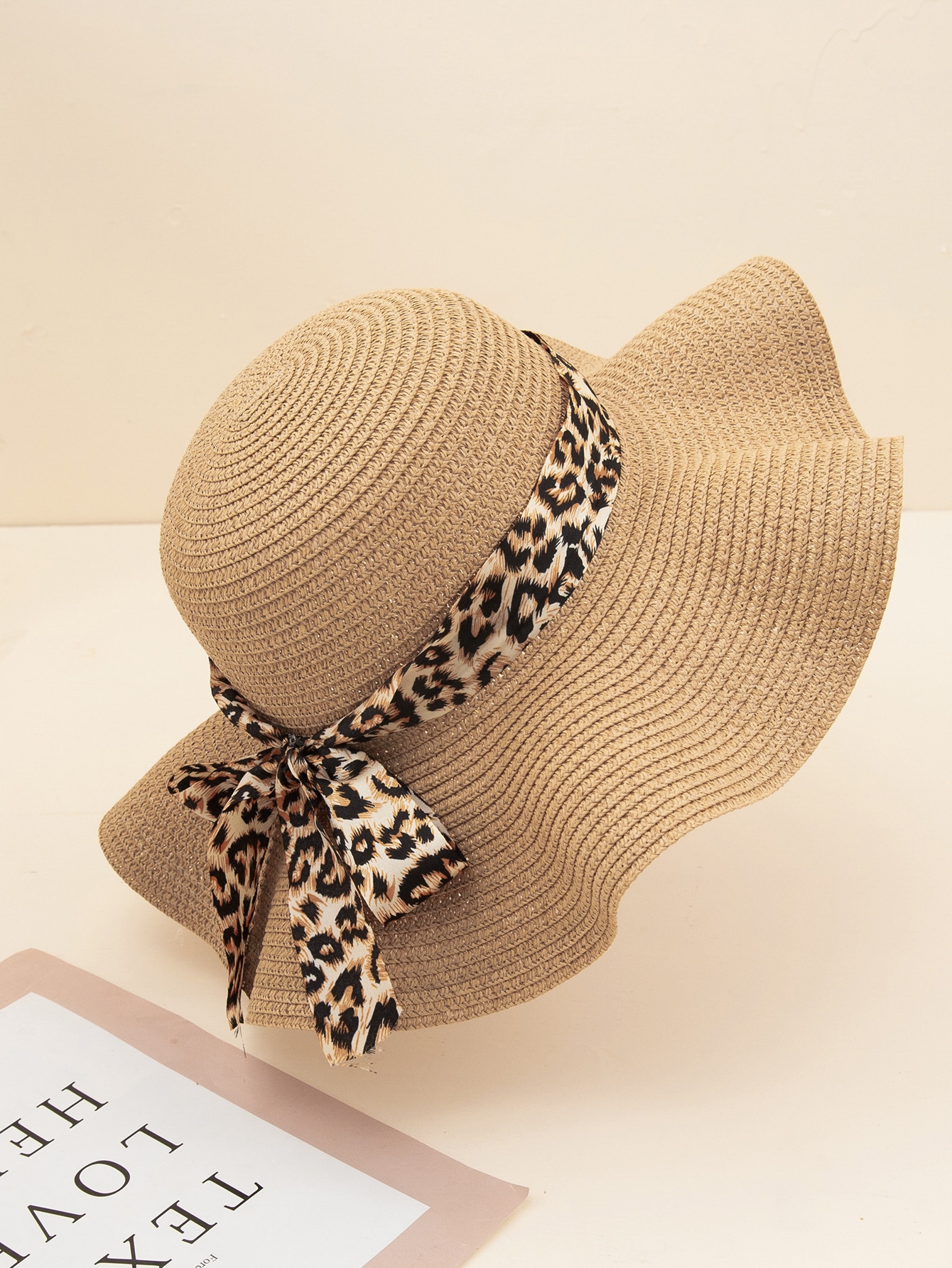Toddler Girls Wide Brim Straw Hat