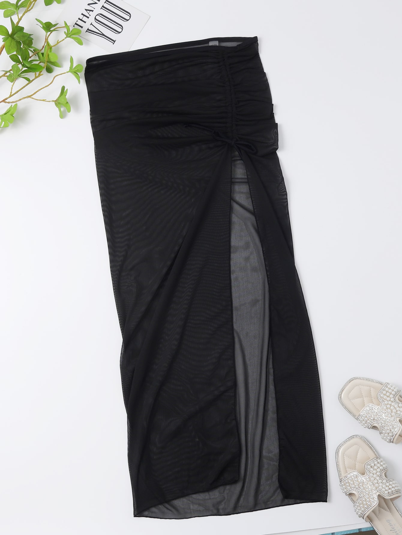 Mesh Cover Up Skirt | SHEIN USA