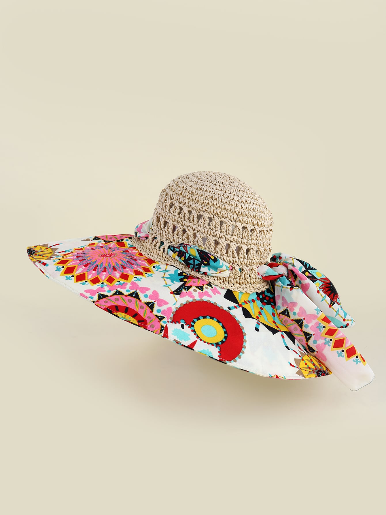 Graphic Straw Hat