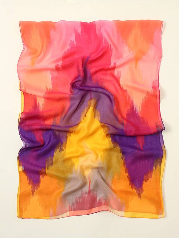 EMERY ROSE Color Block Scarf | SHEIN USA