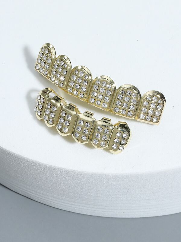 Men Rhinestone Teeth Braces | SHEIN UK