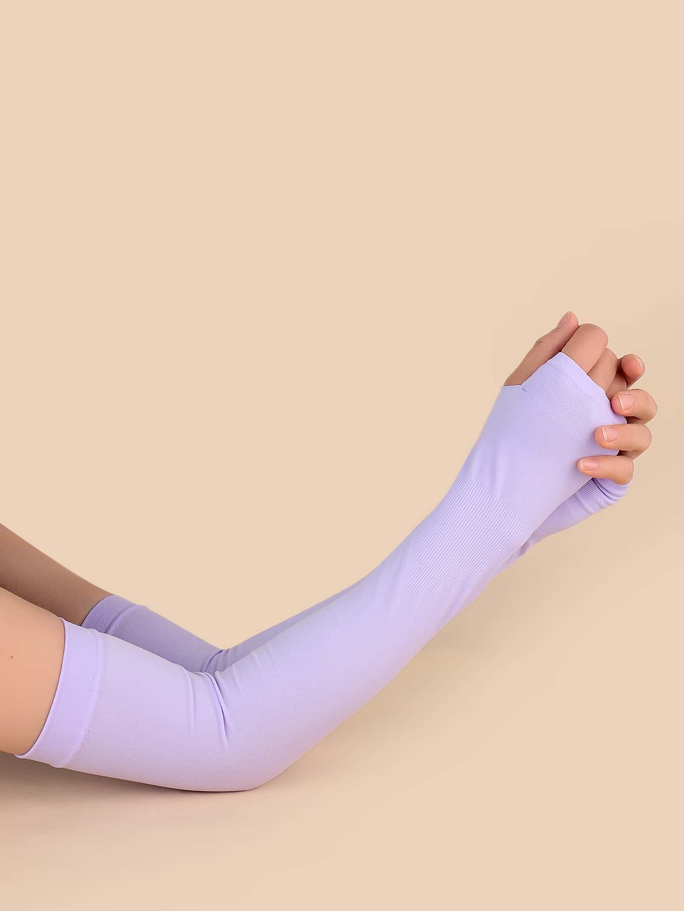 1pair Solid Sun Protection Sleeves | SHEIN USA
