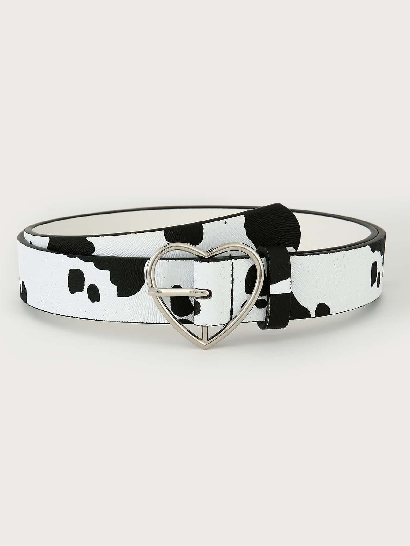 Cow Print Belt | SHEIN USA