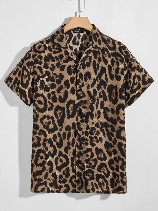 Manfinity LEGND Men Leopard Print Shirt | SHEIN USA