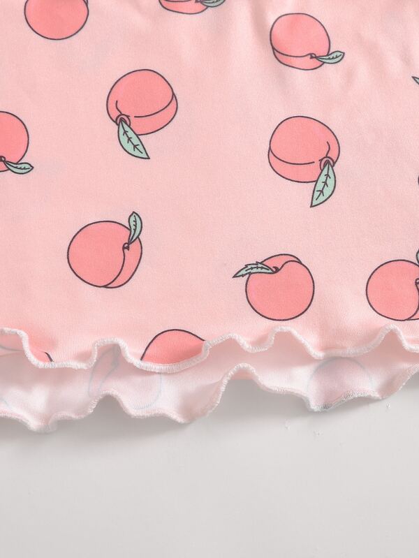 SHEIN Teen Girls Peach Print Cami Top | SHEIN USA