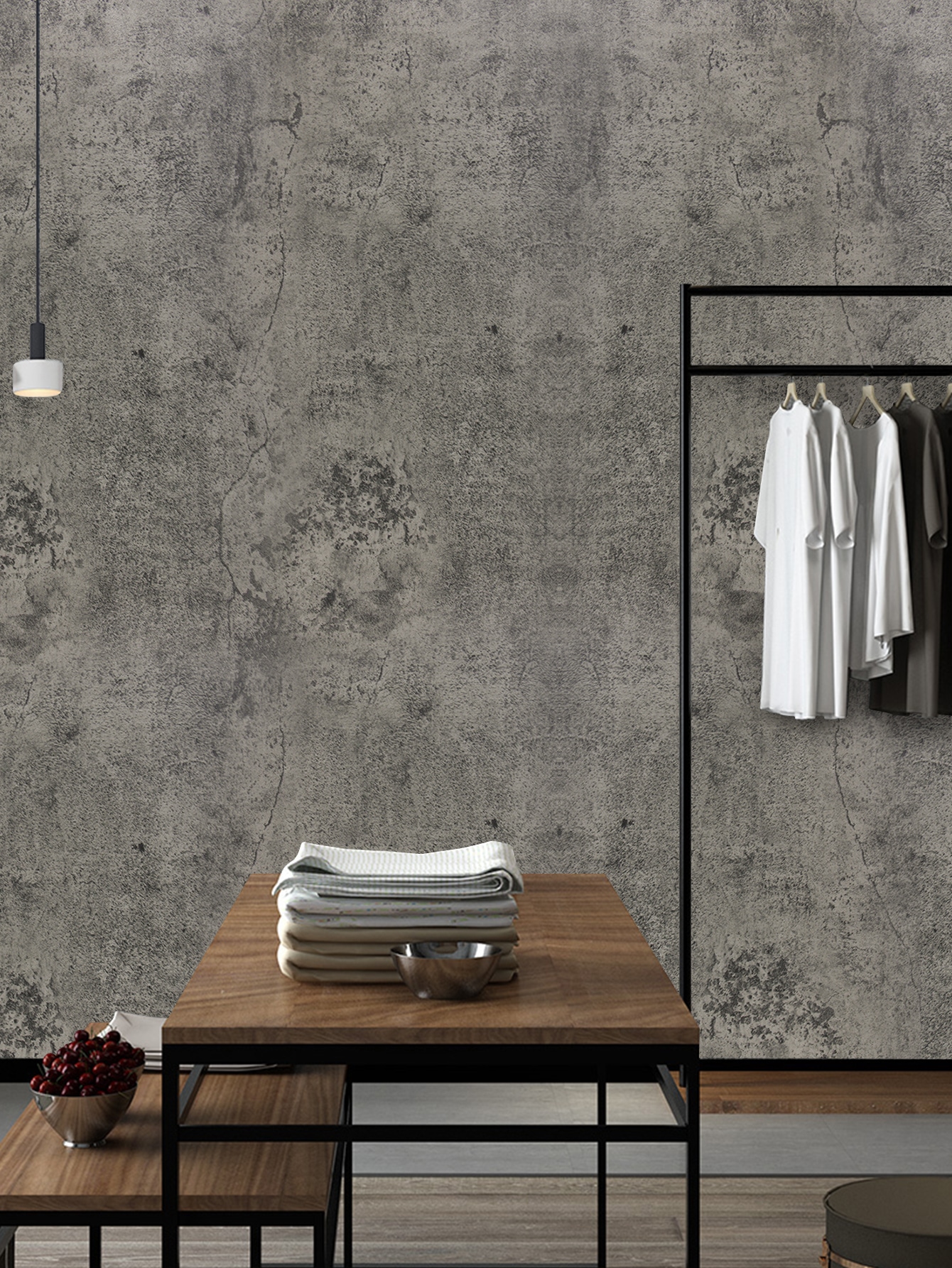 1sheet Cement Texture Wall Sticker