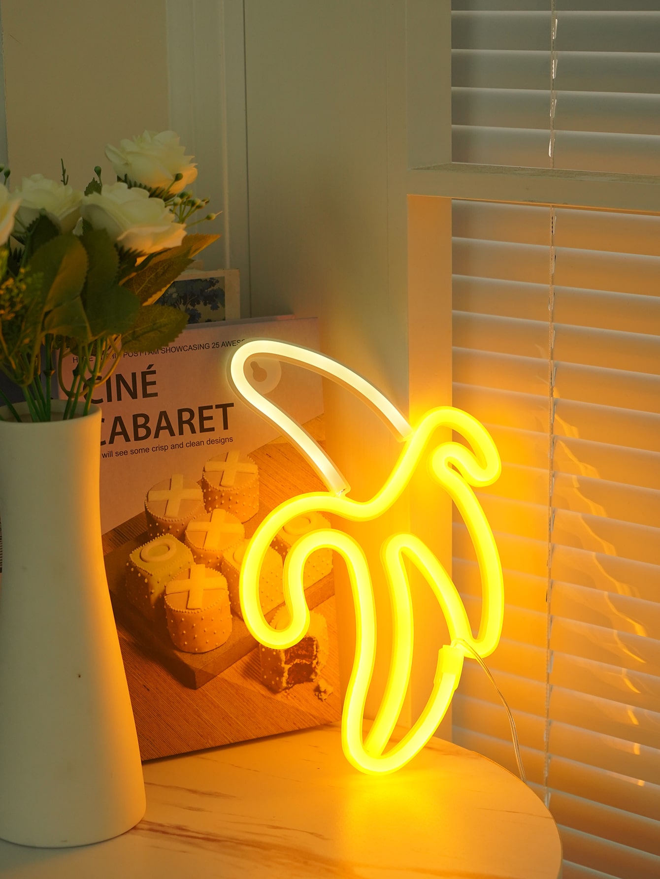 Banana Shaped Neon Light