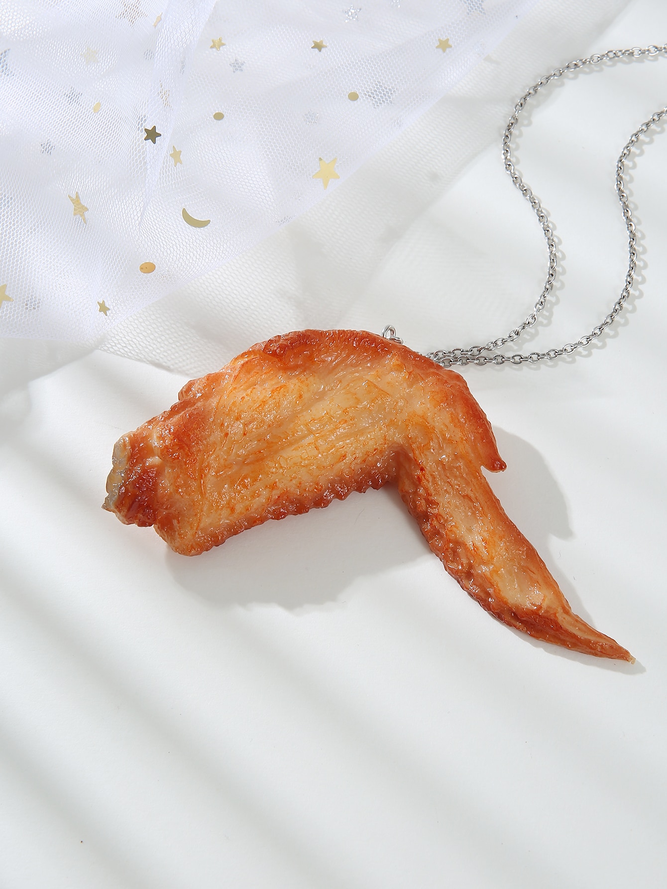 Chicken Wing Charm Necklace