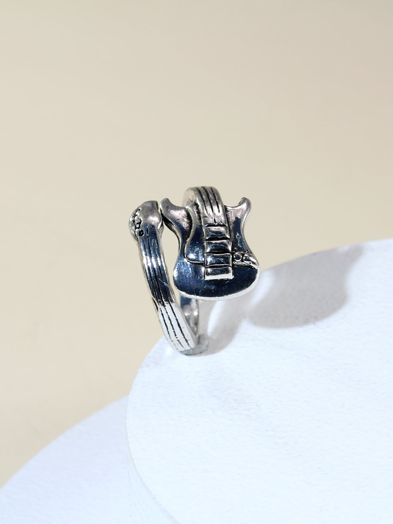 Men Musical Instrument Design Ring