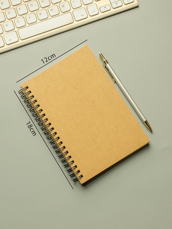 1pc Plain Spiral Notebook | SHEIN USA