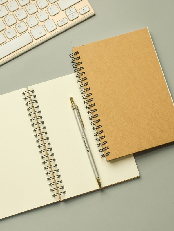 1pc Plain Spiral Notebook | SHEIN USA