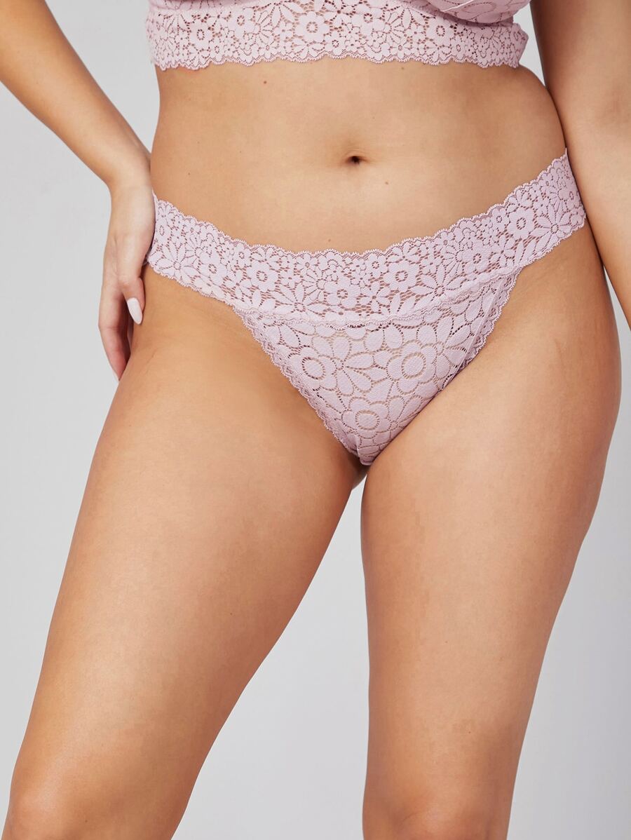 Luvlette Low Rise Lace Bikini Shein Usa