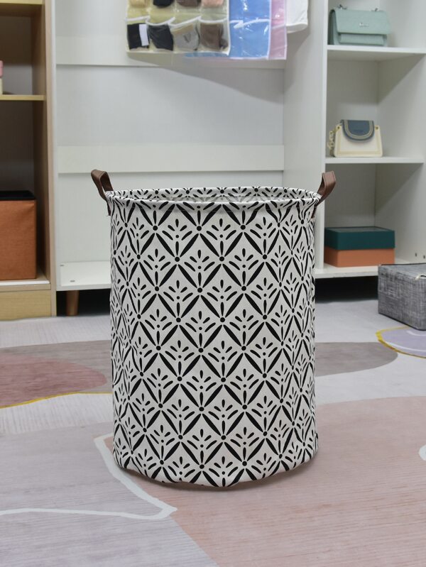 Geometric Pattern Collapsible Laundry Basket | SHEIN USA
