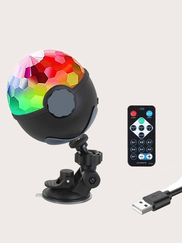 1pc Upgraded Party Light Activate 7 Color Disco Dance Light Through ...