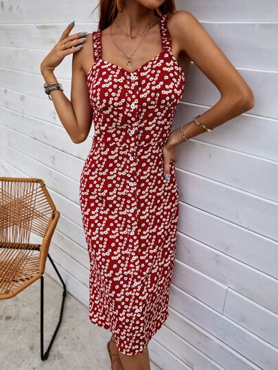 Shop Women's Midi Dresses | Trendy Fashion Dresses | SHEIN USA