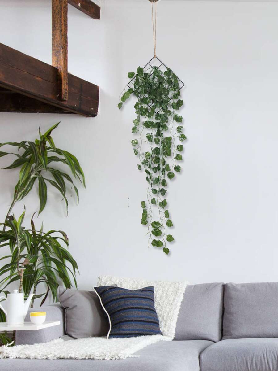 1pc Artificial Vine Decor Wall Hanging, Faux Vine Hanging Decoration ...